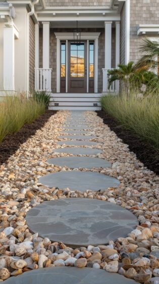 42 Stunning Coastal Front Yard Landscape Ideas