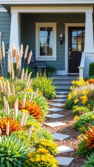 42 Stunning Coastal Front Yard Landscape Ideas