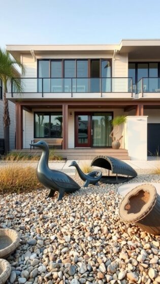 42 Stunning Coastal Front Yard Landscape Ideas